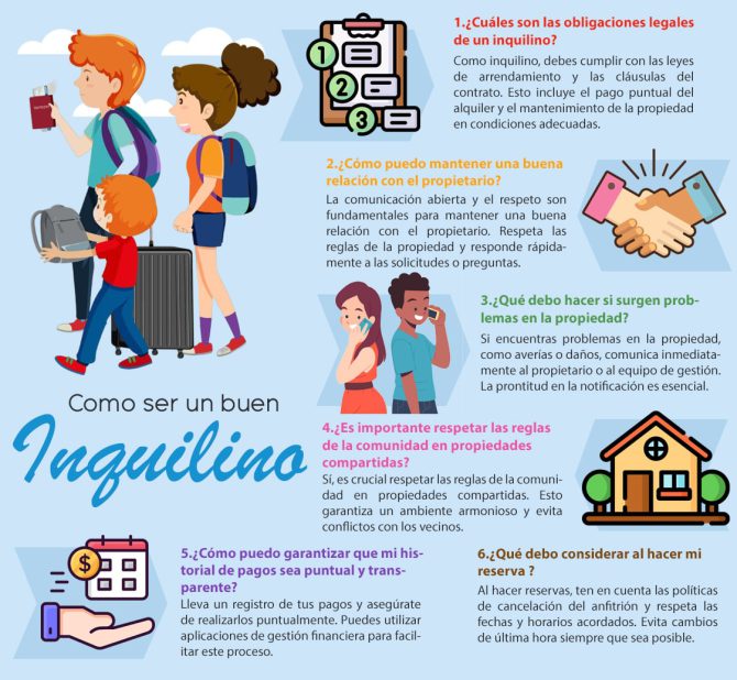 Como Ser un Buen Inquilino al Rentar una Casa, Villa o Airbnb